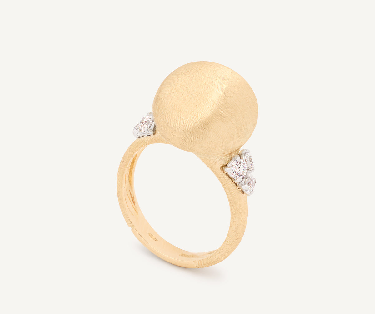 18K Yellow Gold and Diamond Africa Ring – Marco Bicego
