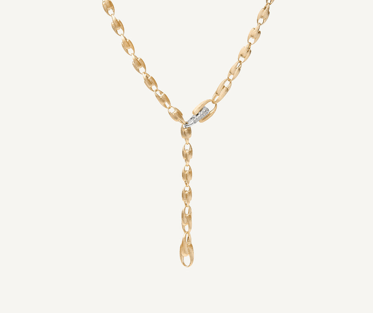 Small Link Lariat Diamond Clasp Lucia – Marco Bicego